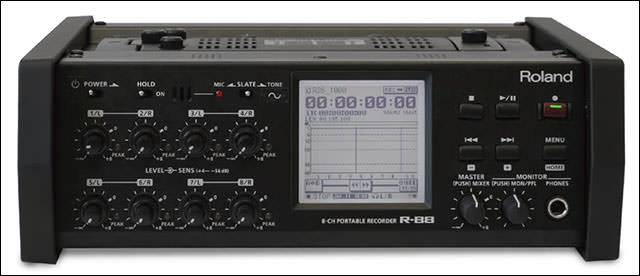 ローランド、高性能デジタル・ミキサーとオーディオIF機能を融合した、8＋2トラック・フィールド・レコーダー「R-88」を発表 - ICON