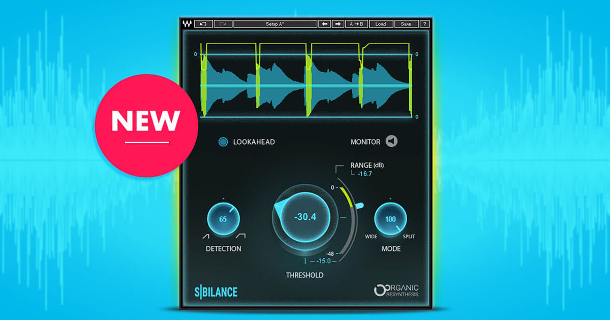 Waves、新開発のディエッサー・プラグイン「Sibilance」の無償配布を開始 - ICON