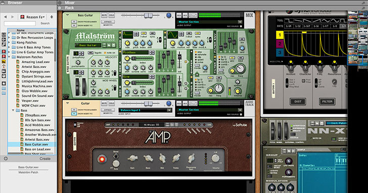 Propellerhead、「Reason 8」を発表！ ユーザー・インターフェースを刷新し、強力なブラウザ／検索機能やSoftube製アンプ ...