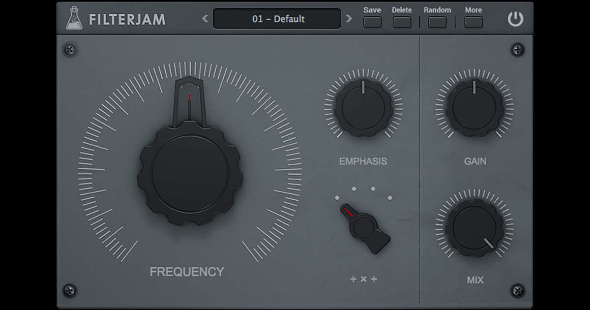 AudioThing、4種類のモードを選択できるマルチバンド・レゾナント・フィルター、「Filterjam」の無償配布を開始！ VST／AU ...