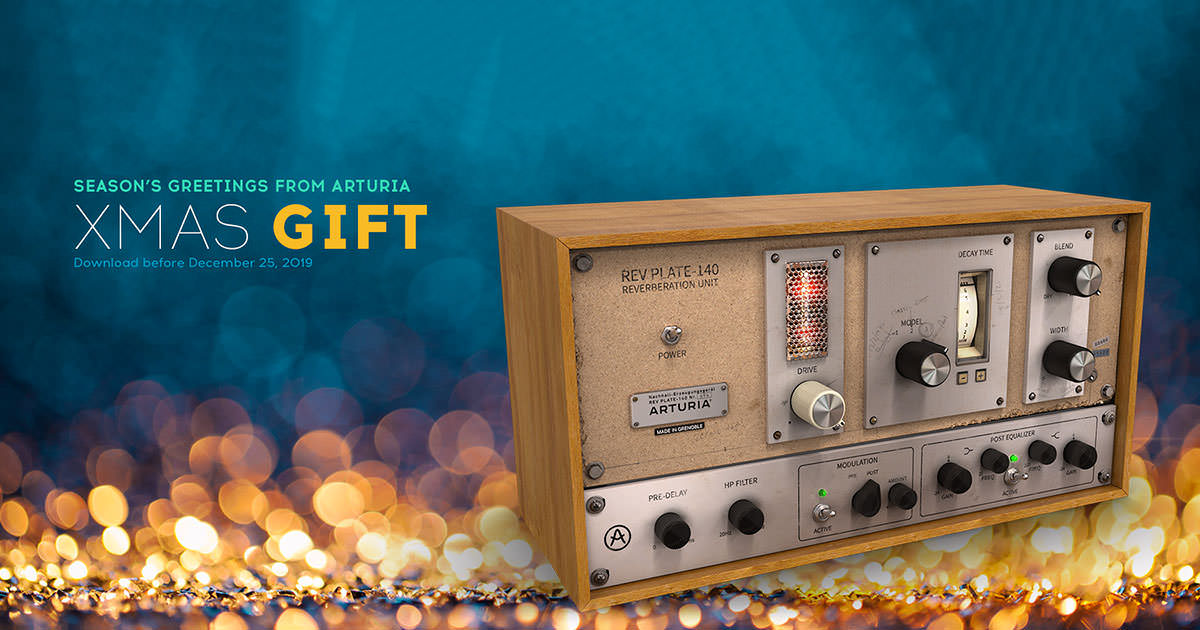 Arturia、EMT 140を再現したリバーブ・プラグイン「Rev PLATE-140」の無償配布を開始…… 12月25日までの期間限定 ...