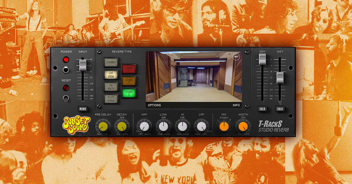 IK Multimedia、NAMMで注目を集めた新製品「T-RackS Sunset Sound Studio Reverb」の販売を開始 ...