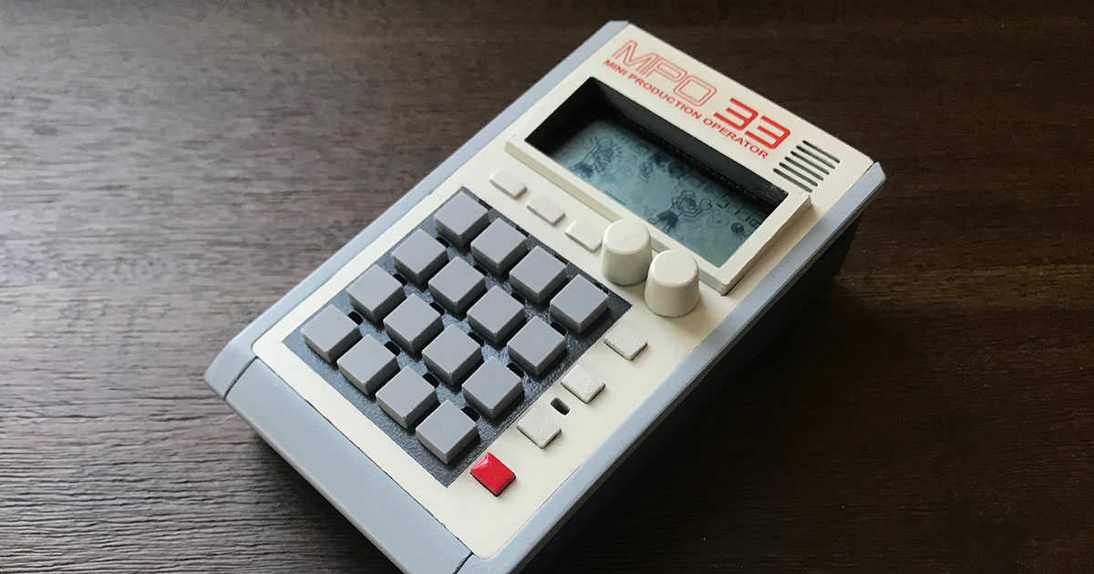 teenage engineering pocket operatorを、MPC3000やSP-303風にしてしまうオリジナル・ケース - ICON