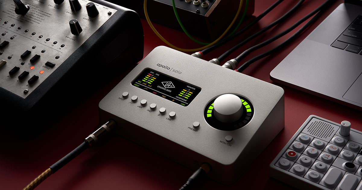 Universal Audio、UAD機能を搭載した新しい低価格オーディオ・インターフェース、「Apollo Solo」を発表 - ICON