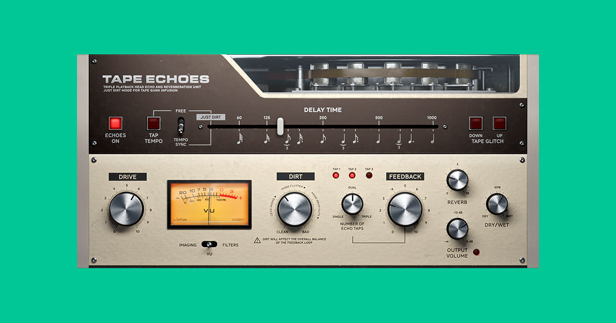 Softube、ヴィンテージ・エコーのすべてを再現する「Tape Echoes」を発表…… 高性能テープ・シミュレーターとしても機能 - ICON