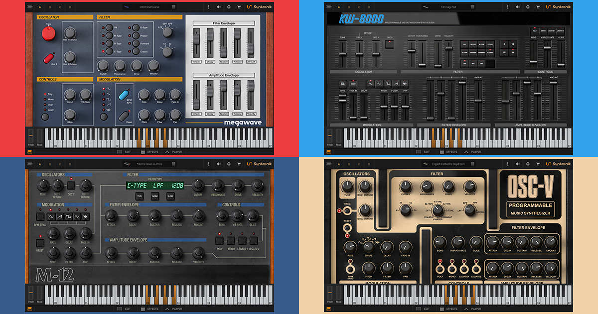 IK Multimedia、新世代シンセサイザー音源「Syntronik 2」を発売…… 新たにMicrowaveやOSCarなど11種類の ...