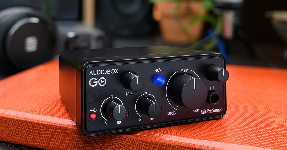 PreSonus、9,900円で購入できる超小型オーディオIF、「AudioBox GO」を発表…… 2月18日発売 - ICON